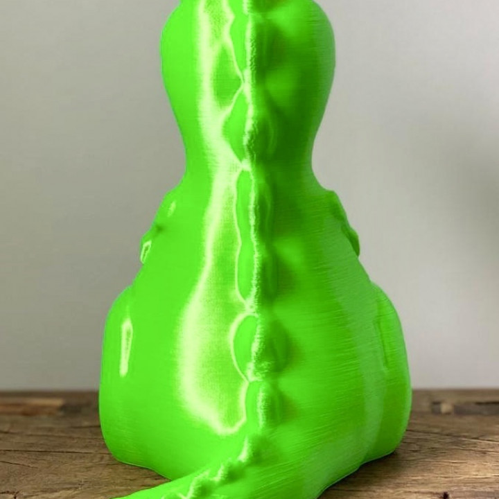 3D Printable Chubby T-Rrex Dinosaur by IK3D