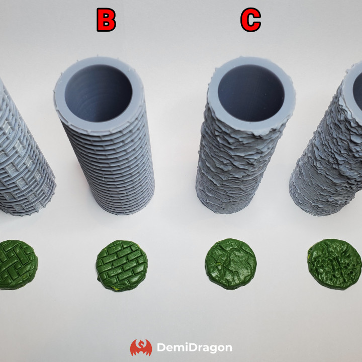 3D Printable Textured Terrain Rollers by DemiDragon