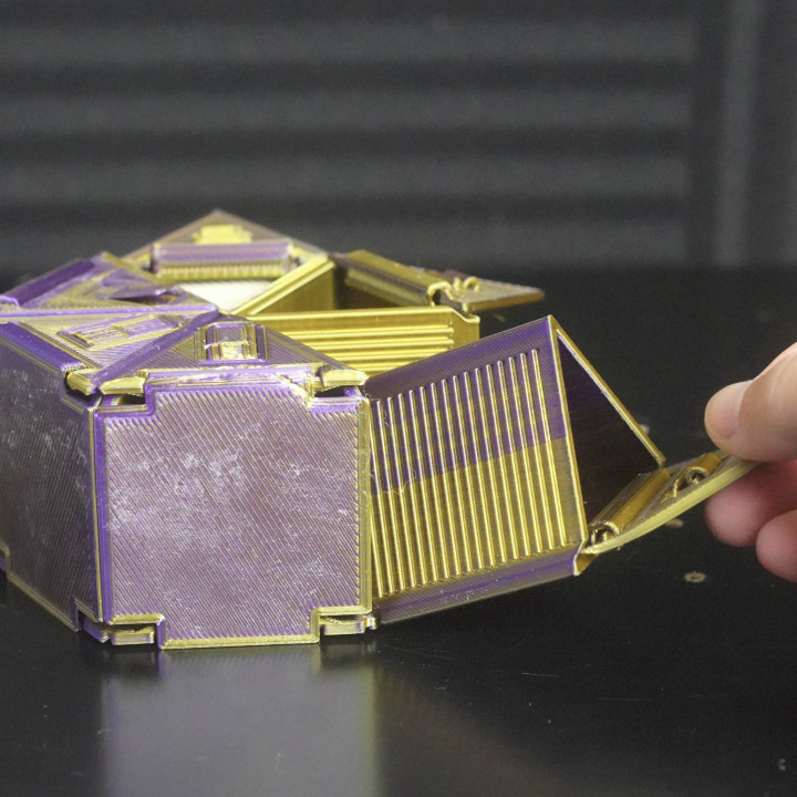 3D Printable Hexagon Star Box by 3D Printer Academy