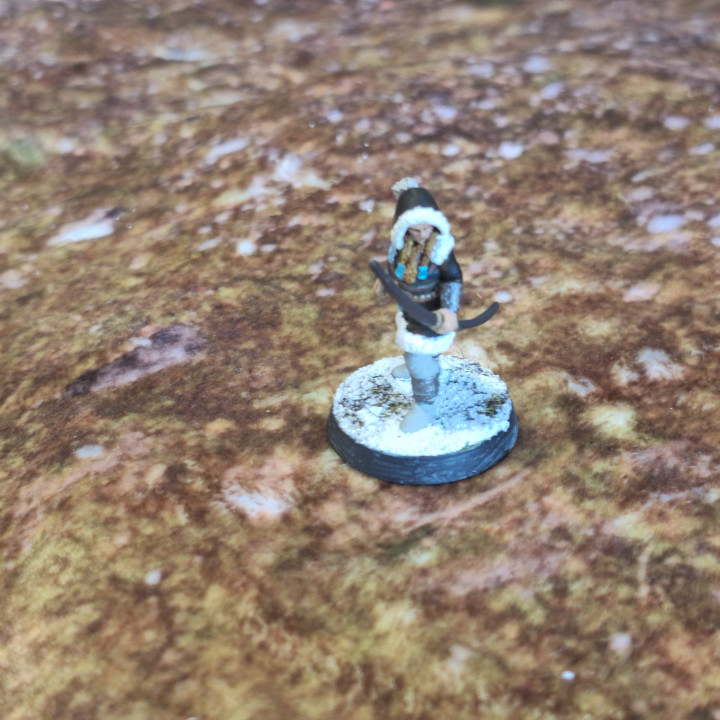 3D Print of Viking set. Northern goddess. Scadi, huntress by bradleyoates