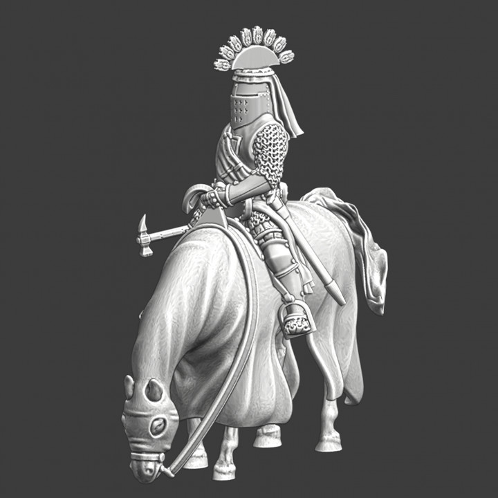 3D Printable Medieval Polish or German Knight - Mounted by Northern ...
