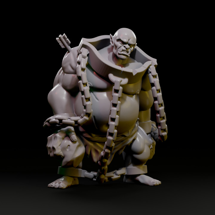 3D Printable Enslaved Ogre by Arcknight LLC