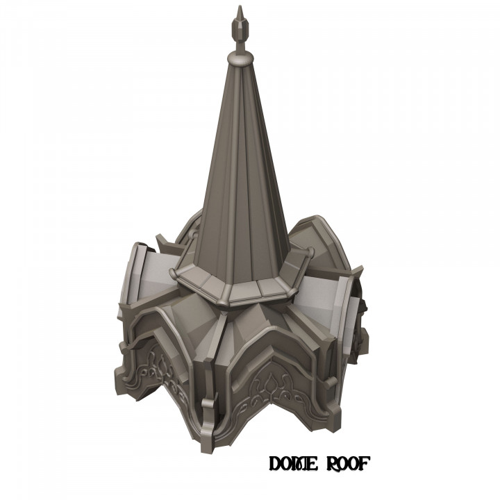 3D Printable Elven Modular Keep by Triple Spire Workshop