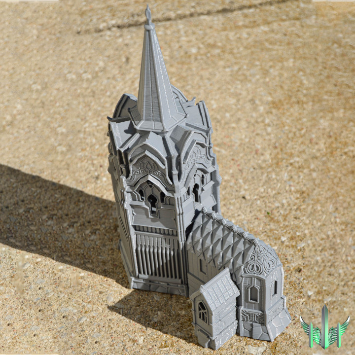 3D Printable Elven Modular Keep by Triple Spire Workshop