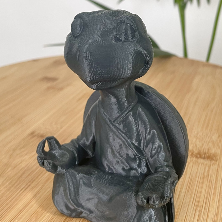 3D Printable Turtle Buddha Animals - No Supports by IK3D