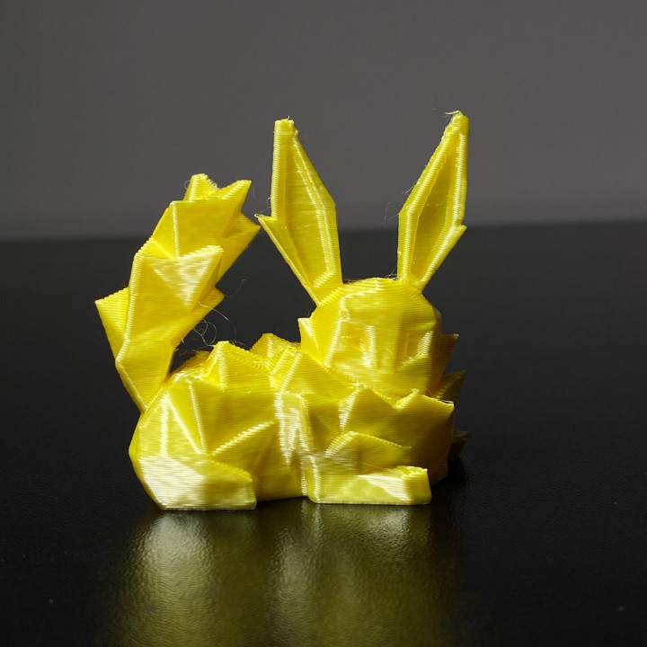 3D Printable Low Poly Jolteon | Pokemon 3D Model by Thin Air 3D