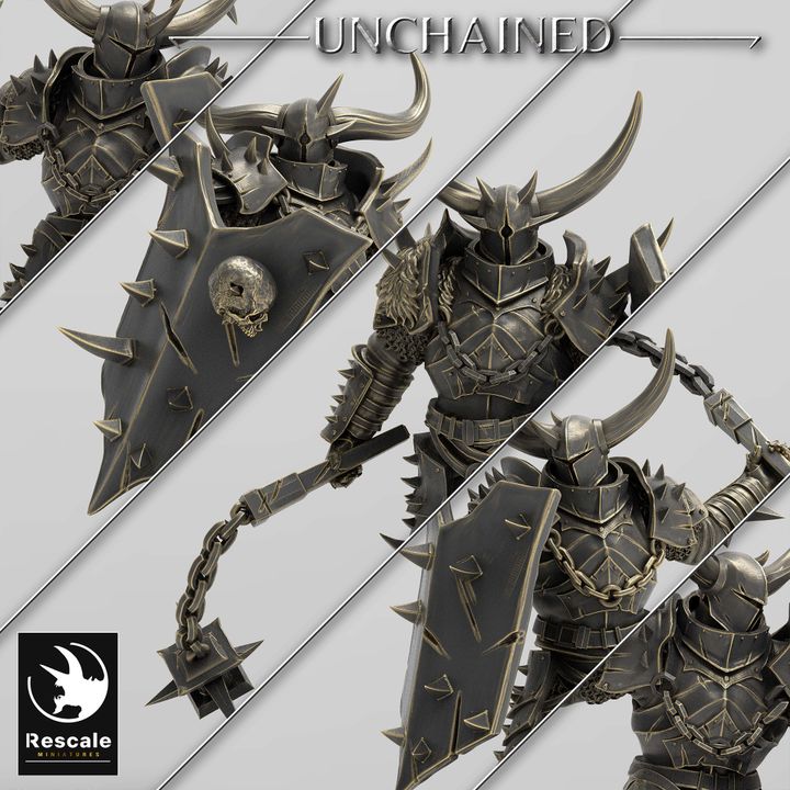 3D Printable Flail Squadron by Rescale Miniatures