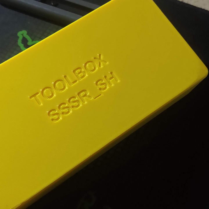 3D Printable Toolbox by MING