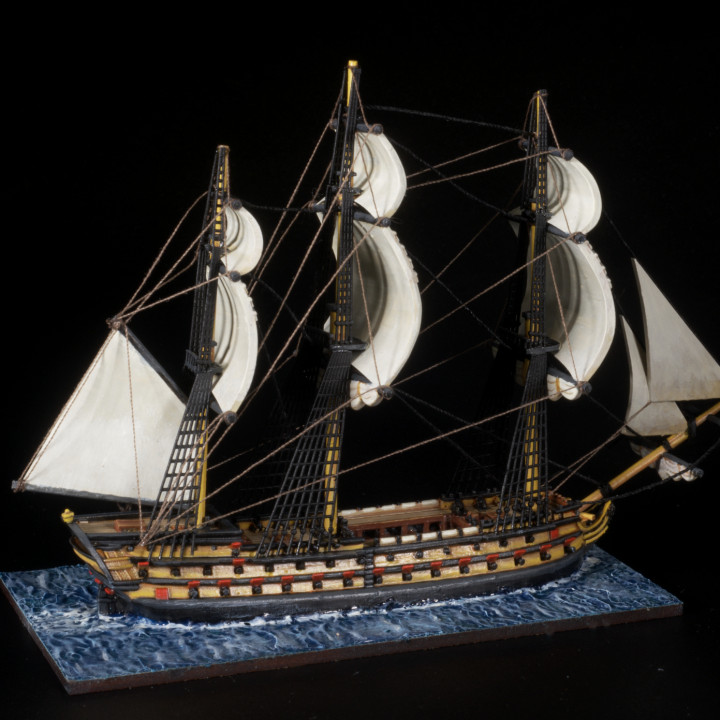 3D Printable 3D-printable Ratlines for Tall Ships by Turner Miniatures