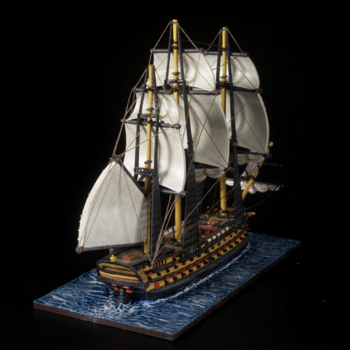 3D Printable 3D-printable Ratlines for Tall Ships by Turner Miniatures