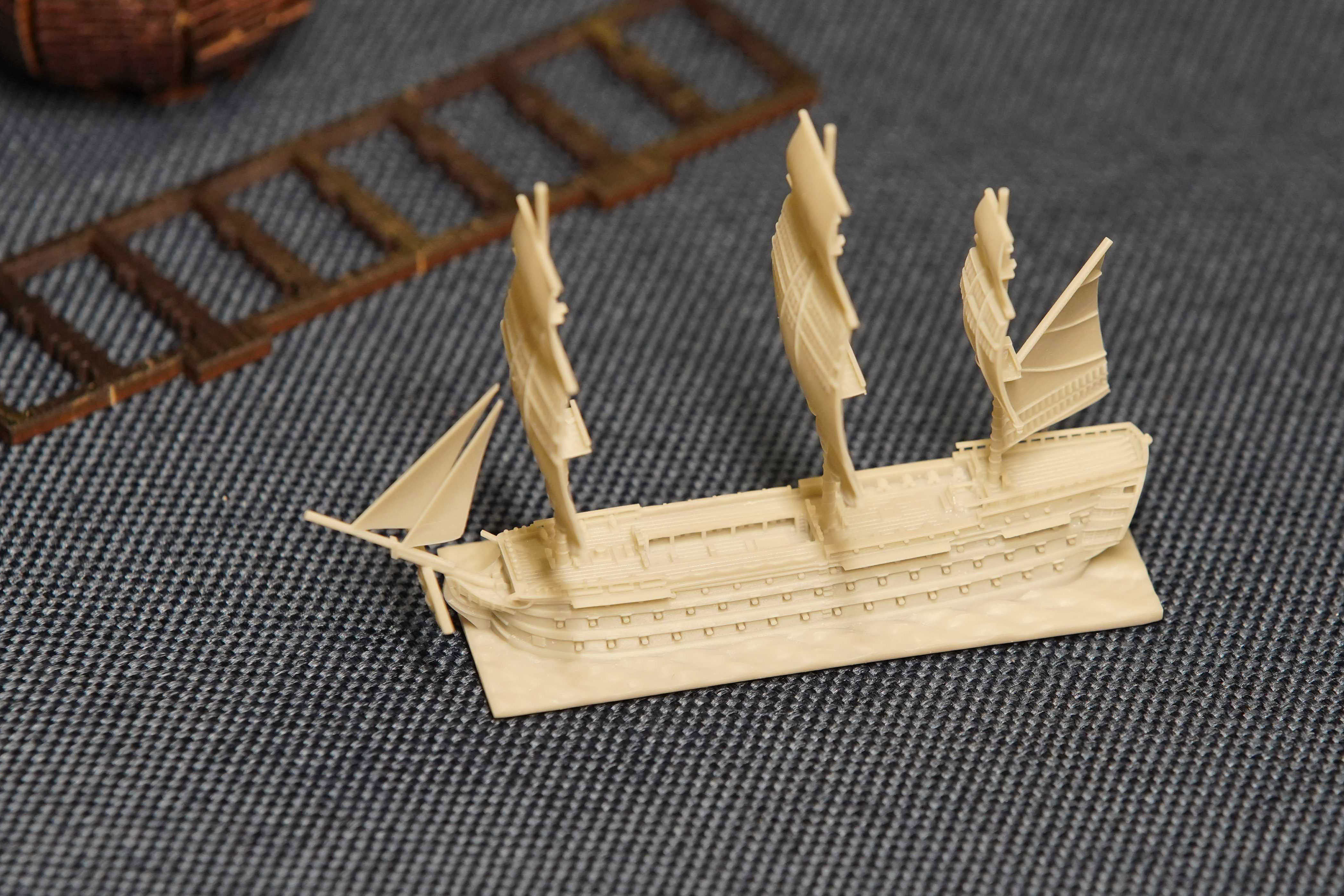 3D Printable French Océan-class 1st rate (118 guns), 1788-1882 ...