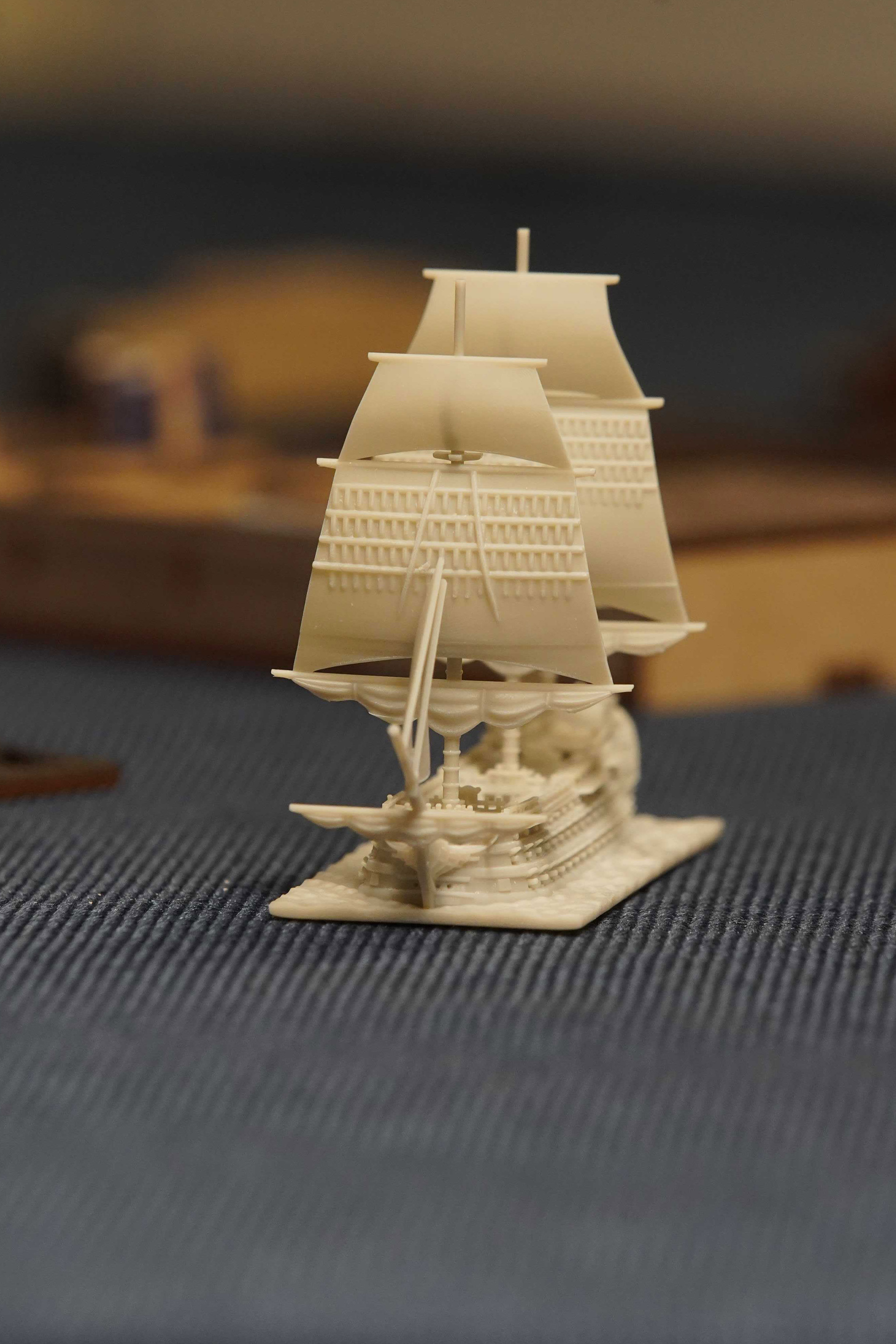 3D Printable French Océan-class 1st rate (118 guns), 1788-1882 ...