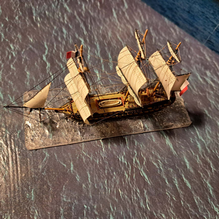 3D Printable FR Tonnant & Bucentaure-class 3rd rates (3-PACK), (84 guns ...