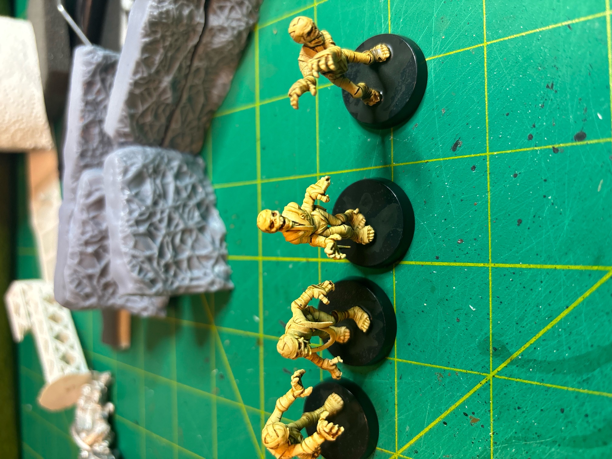 3D Printable Mummies / Mummy Set / Undead (pre-supported) by Printed ...
