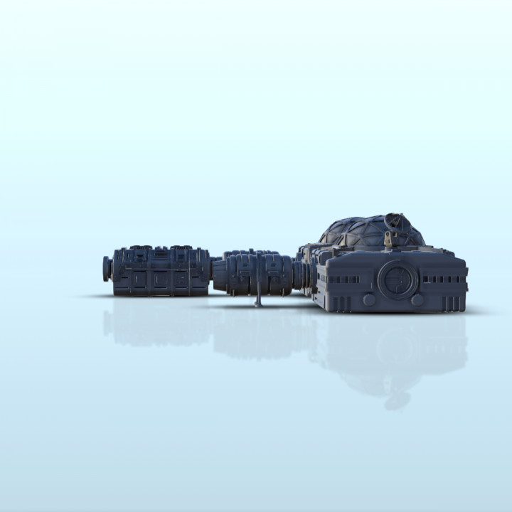 3D Printable Modular space base with domed living quarters (1) - Future ...