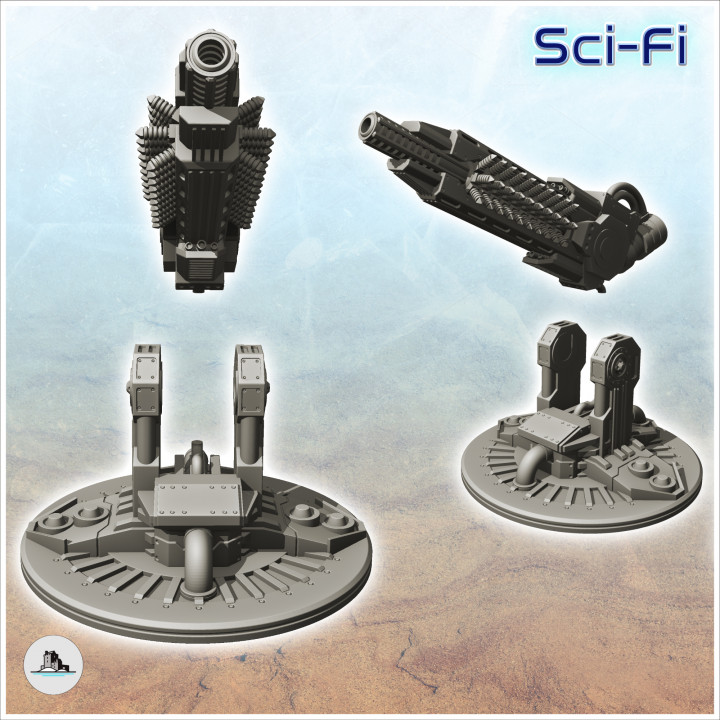 3D Printable Crystal energy cannon (3) - Future Sci-Fi SF Infinity ...