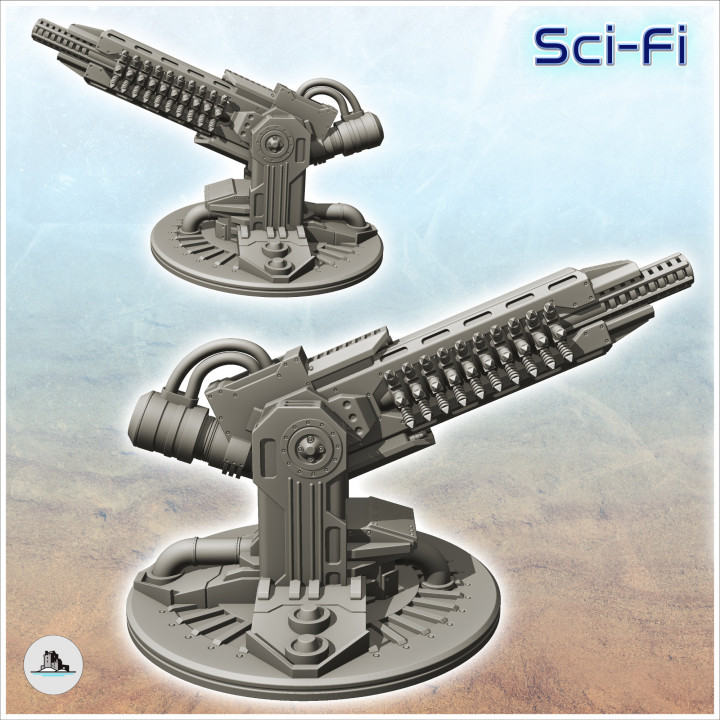 3D Printable Crystal energy cannon (3) - Future Sci-Fi SF Infinity ...