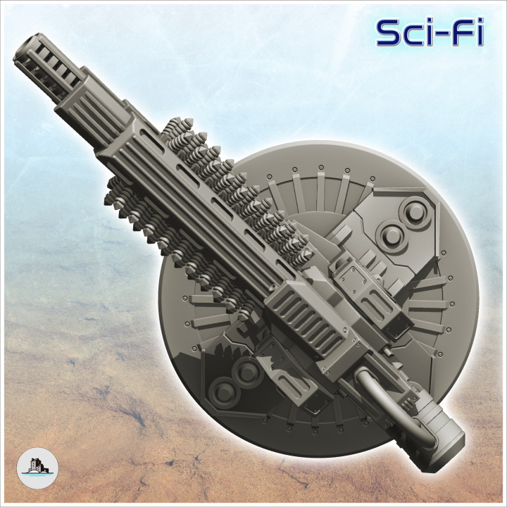 3D Printable Crystal energy cannon (3) - Future Sci-Fi SF Infinity ...