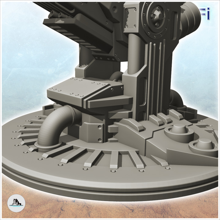 3D Printable Crystal energy cannon (3) - Future Sci-Fi SF Infinity ...