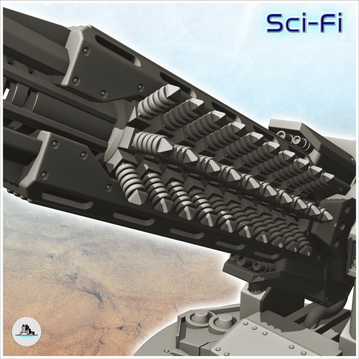 3D Printable Crystal energy cannon (3) - Future Sci-Fi SF Infinity ...