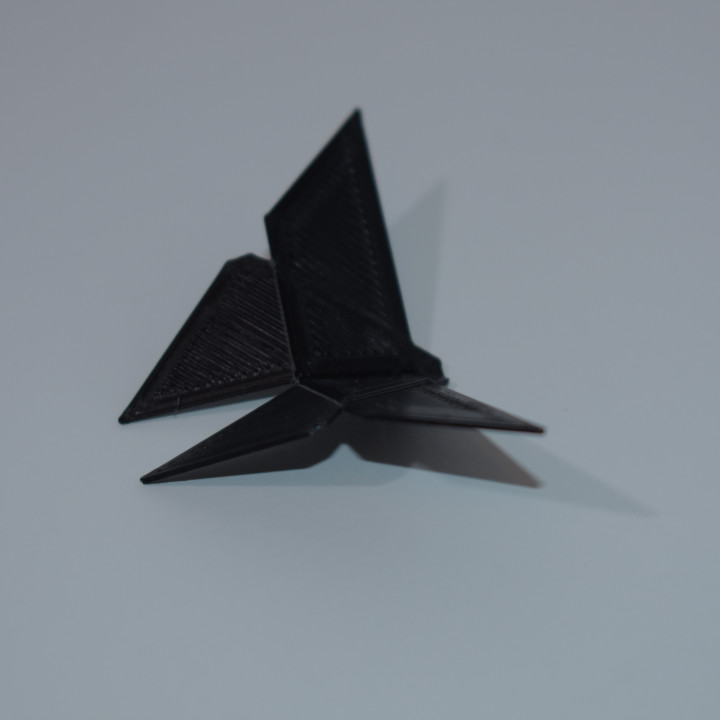 3D Printable origami butterfly by galbleier