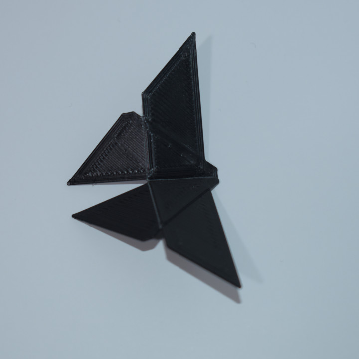 3D Printable origami butterfly by galbleier