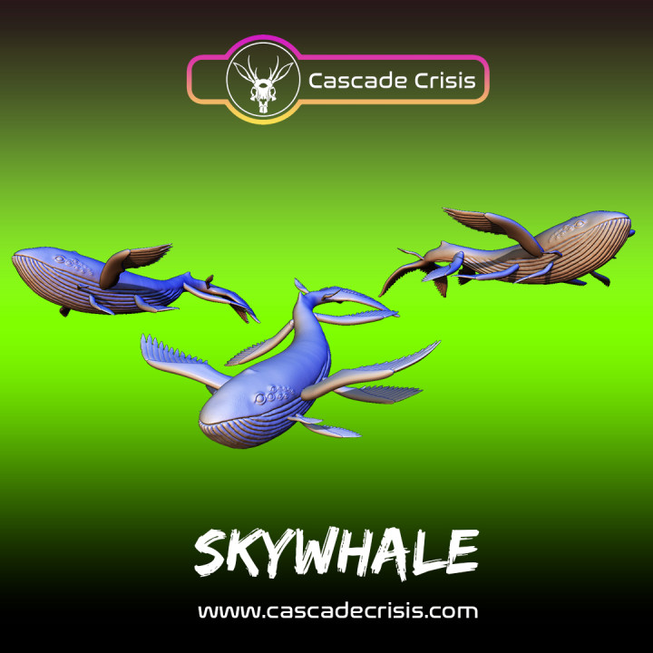 3D Printable Bolarian Skywhale by Cascade Crisis Gaming Studio