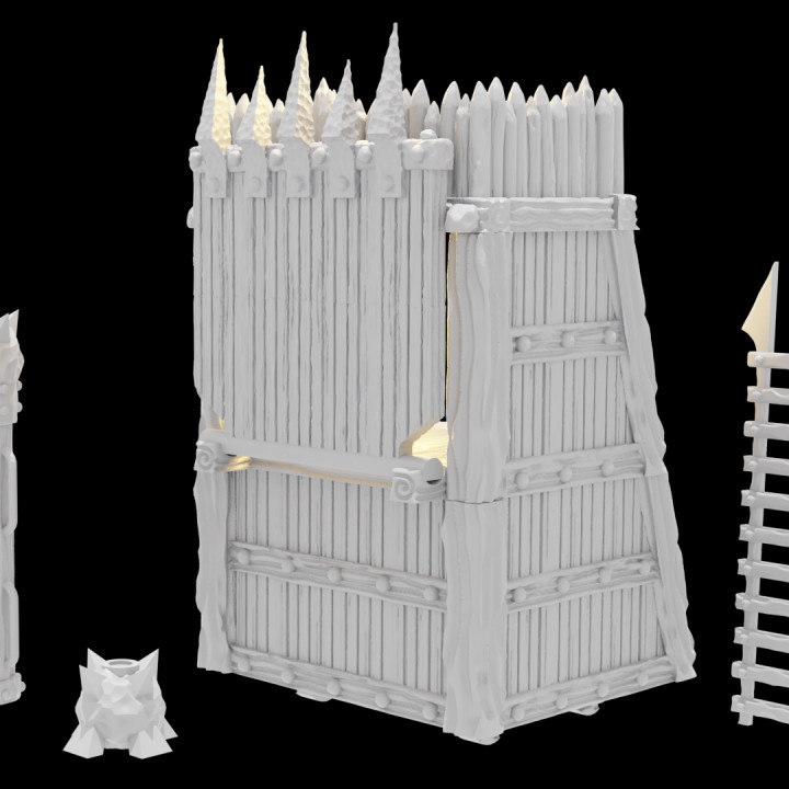 3D Printable Siege Equipment Bundle by Conquest Creations