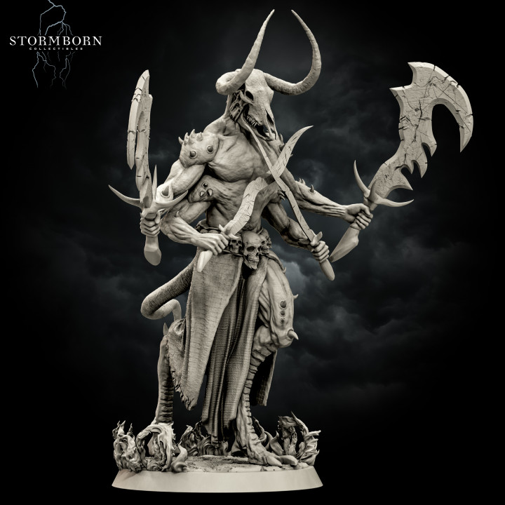3D Printable Moloch, The Soulless by Stormborn Collectibles