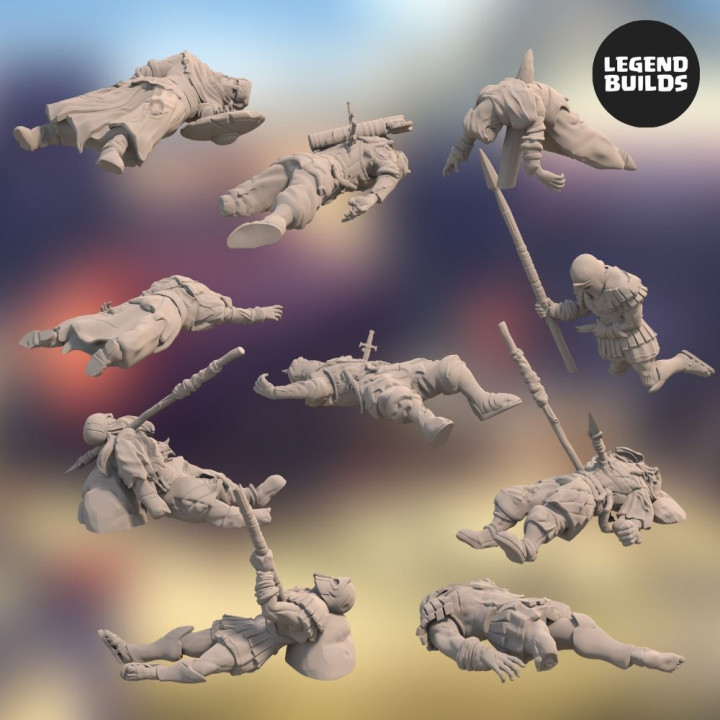 3D Printable LegendBuilds Dead Bundle (10 unique miniatures) - 3D ...