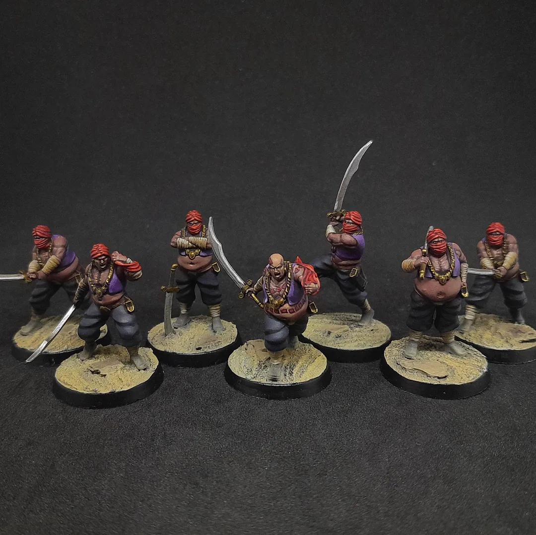 3D Printable 6x Merchant Guard | Snake Army | Fantasy by Davale Games