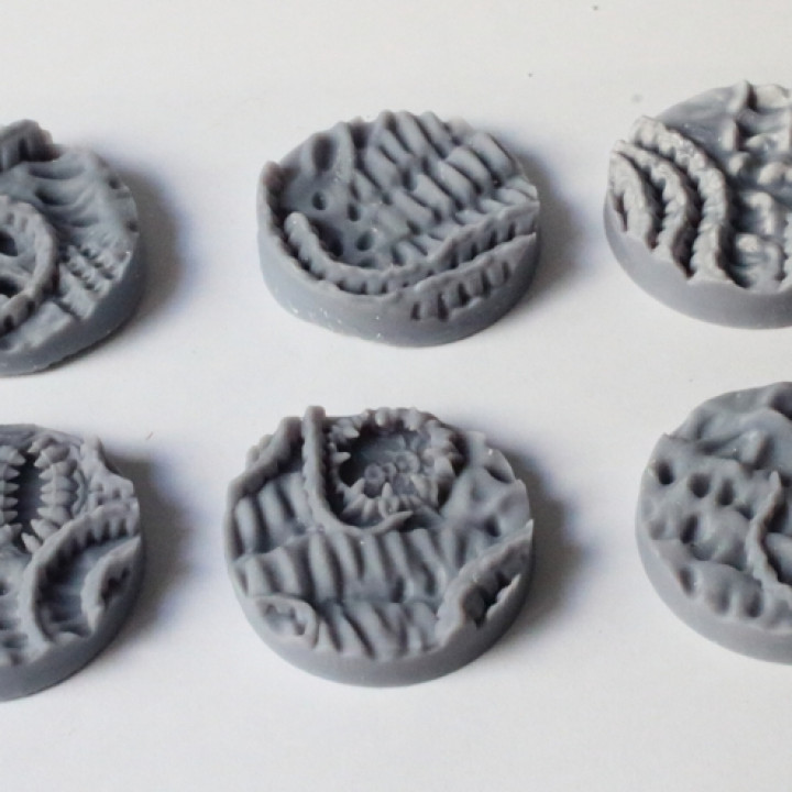 3D Printable Daemon Scourge Bases - 40mm by Alboran's Heroes