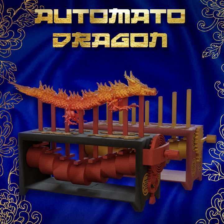 3D Printable Automato Dragon by Stlflix