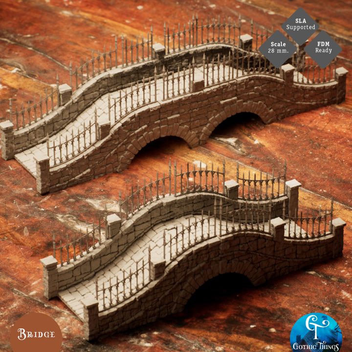 3D Printable Bridge by Gothic Things