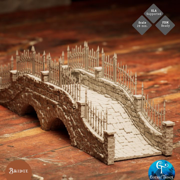 3D Printable Bridge by Gothic Things