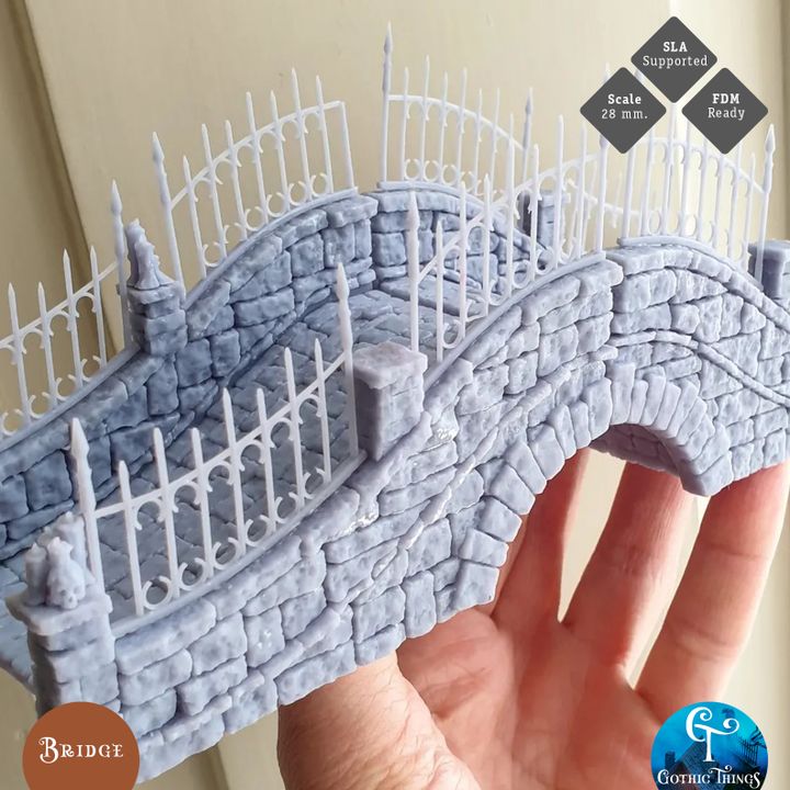 3D Printable Bridge by Gothic Things