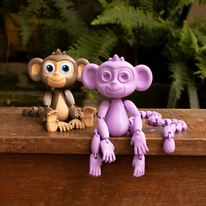 3D Printable ARTICULATED MONKEY by Rogi Studios