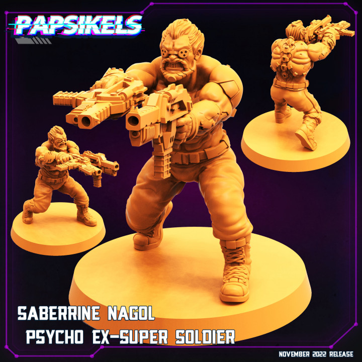 3D Printable SABERRINE NAGOL PSYCHO EX SUPER SOLDIER by PAPSIKELS ...