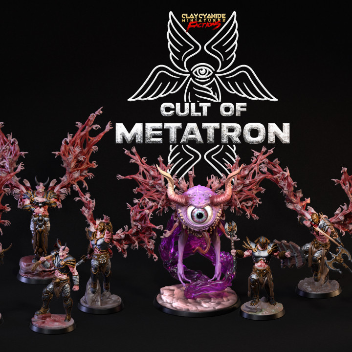 3D Printable Cult of Metatron by Clay Cyanide Miniatures