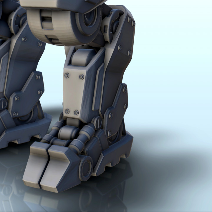 3D Printable Goen combat robot (7) - BattleTech MechWarrior Scifi ...