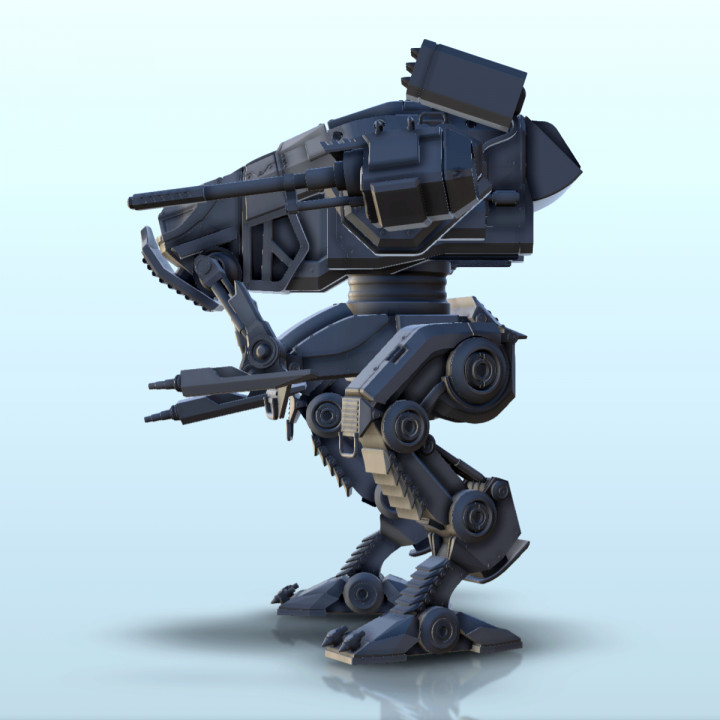 3D Printable Xoren combat robot (8) - BattleTech MechWarrior Scifi ...