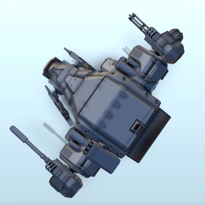 3D Printable Xoren combat robot (8) - BattleTech MechWarrior Scifi ...