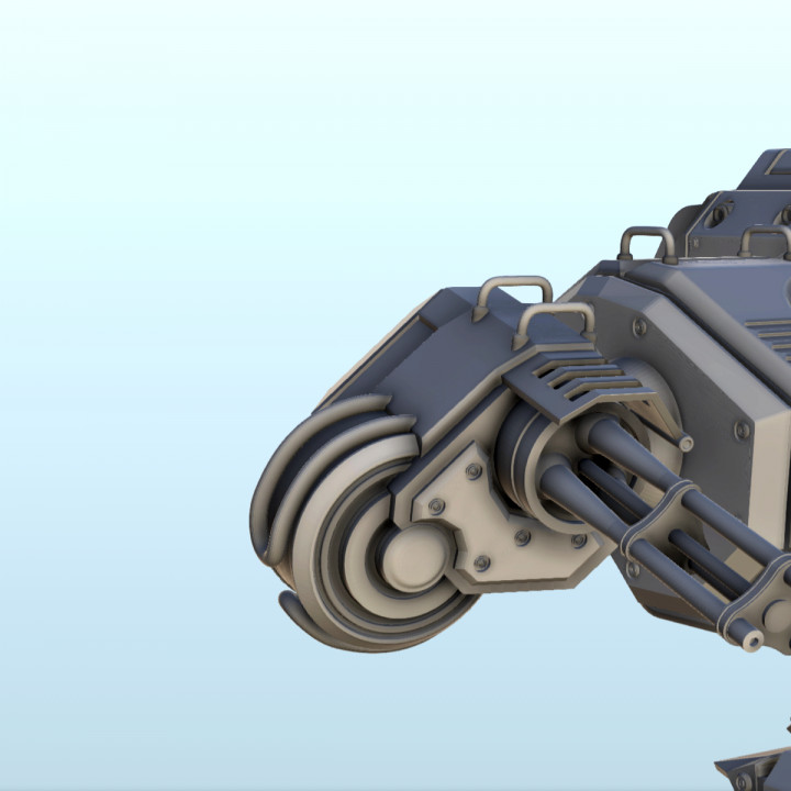 3D Printable Xoren combat robot (8) - BattleTech MechWarrior Scifi ...