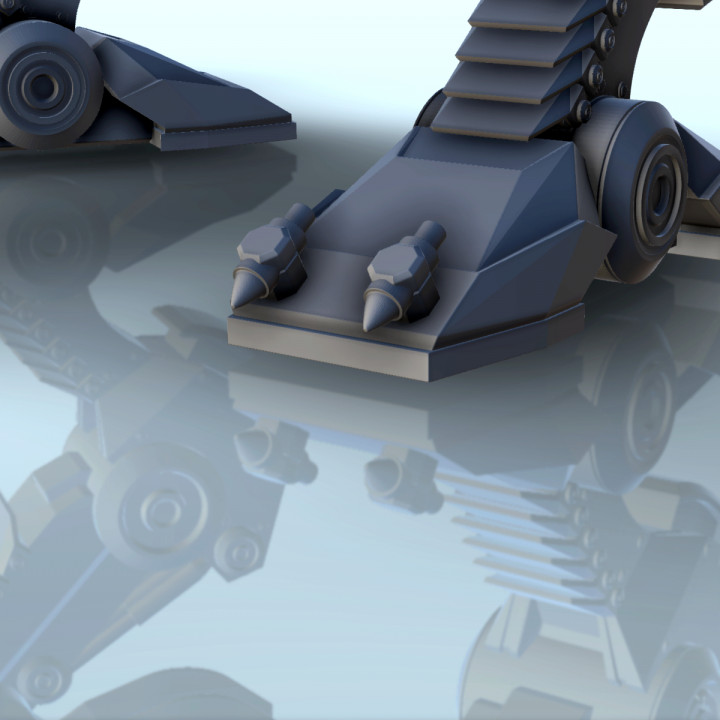 3D Printable Xoren combat robot (8) - BattleTech MechWarrior Scifi ...