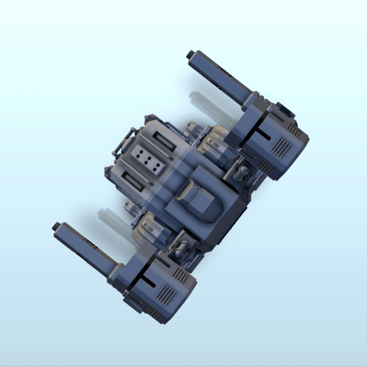 3D Printable Phodall combat robot (17) - BattleTech MechWarrior Scifi ...