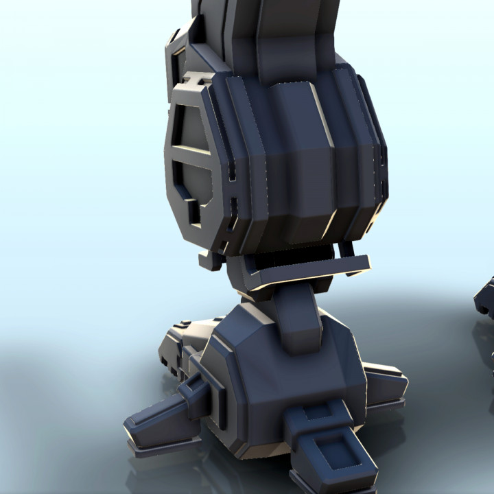 3D Printable Phodall combat robot (17) - BattleTech MechWarrior Scifi ...