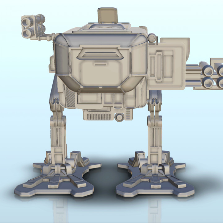 3D Printable Xiddite combat robot (19) - BattleTech MechWarrior Scifi ...