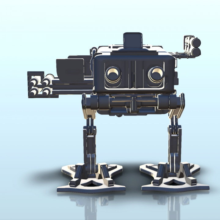 3D Printable Xiddite combat robot (19) - BattleTech MechWarrior Scifi ...