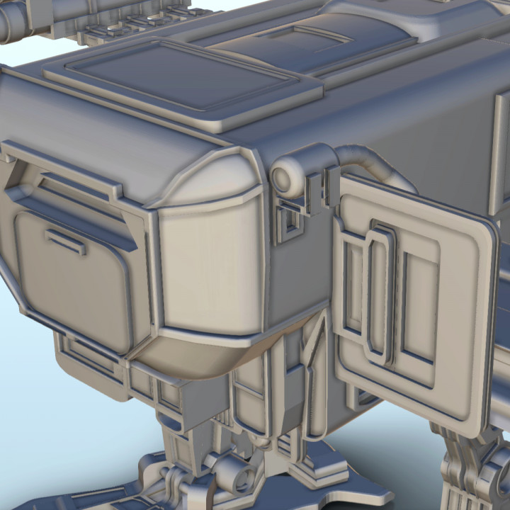 3D Printable Xiddite combat robot (19) - BattleTech MechWarrior Scifi ...