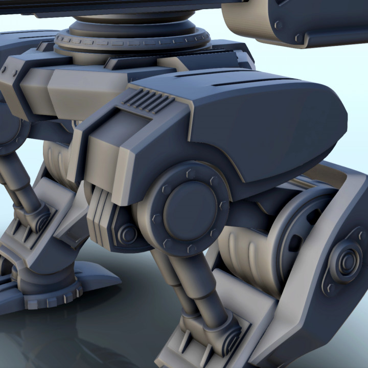 3D Printable Uren combat robot (25) - BattleTech MechWarrior Scifi ...